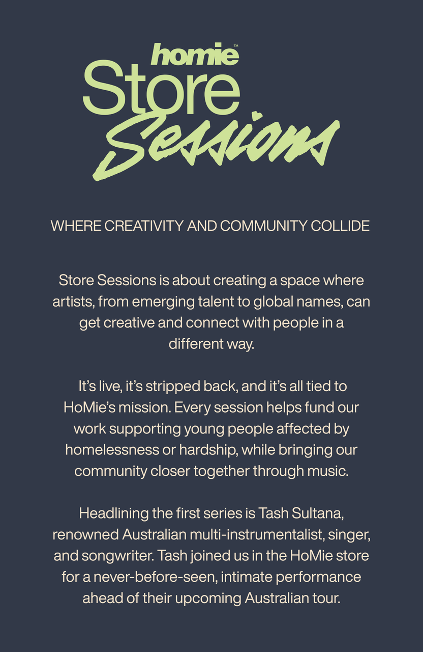Store Sessions – homie.com.au