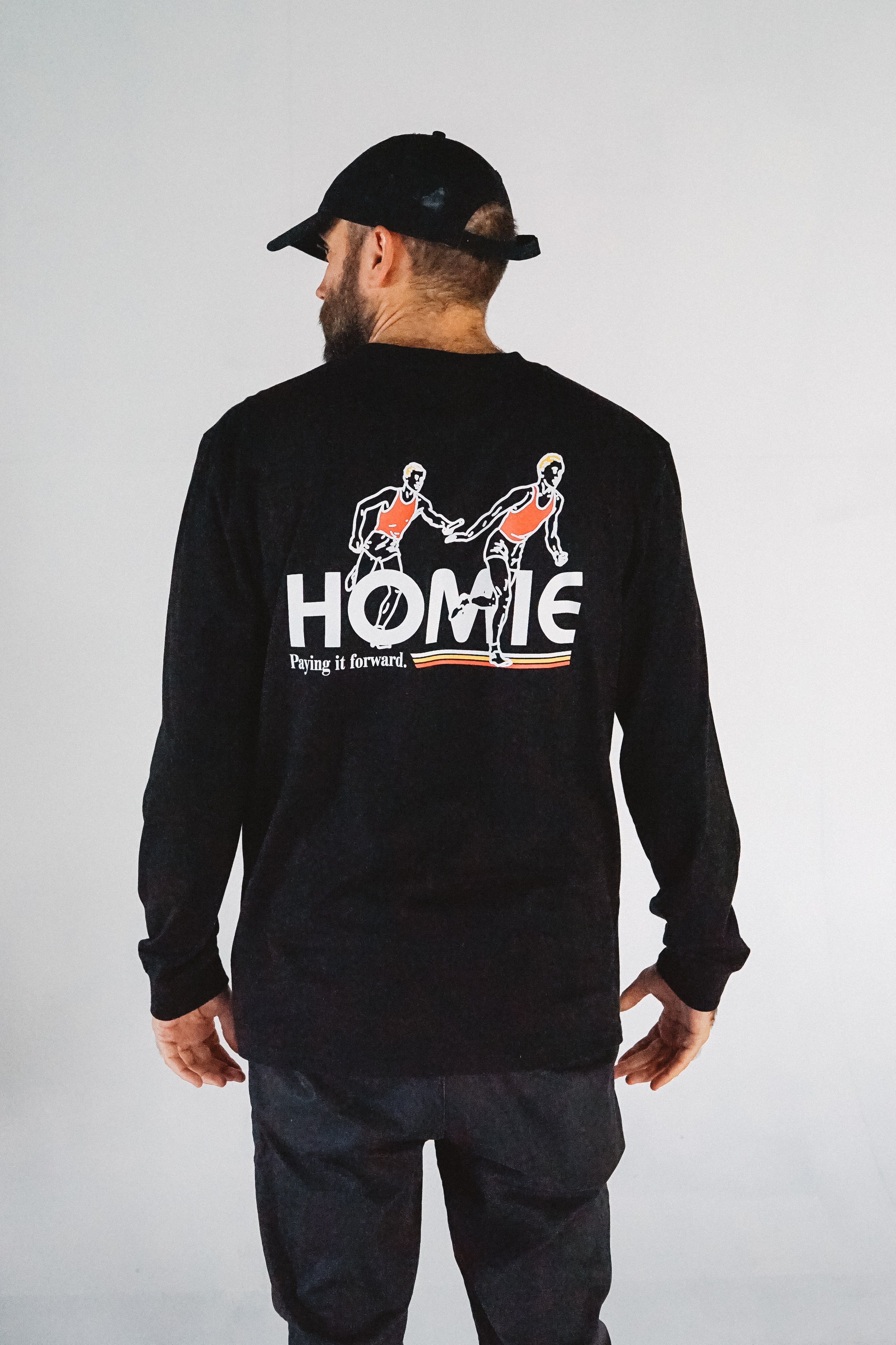HoMie Pay It Forward Long sleeve - Black - XS – homie.com.au